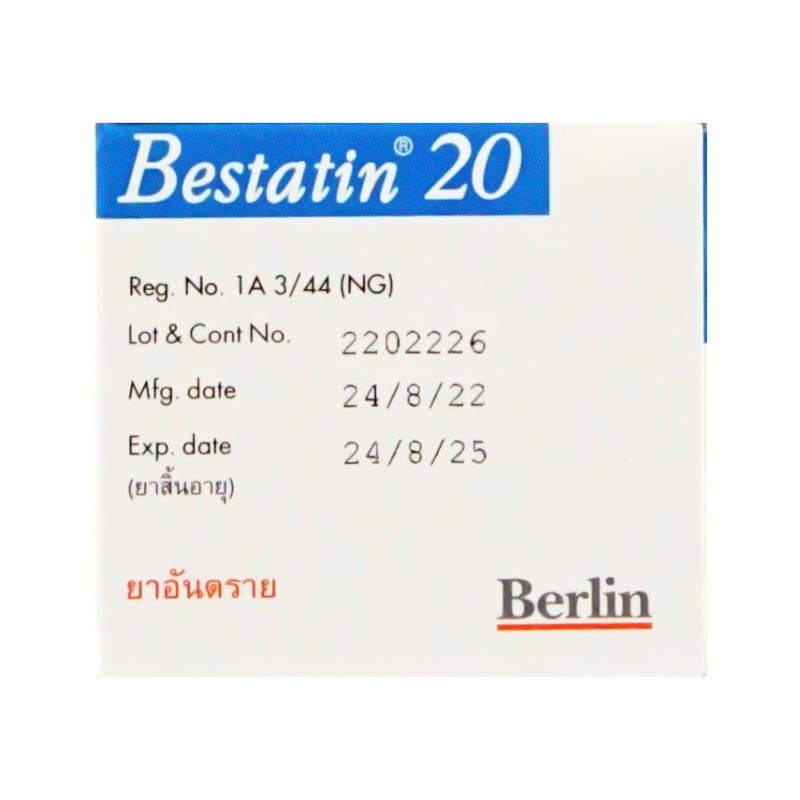 บีสเตติน 20mg Bestatin 10x10's - Radutit9