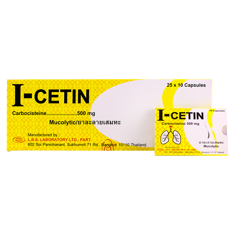 ไอซีติน (แผง) I-Cetin 25x10's - Radutit9