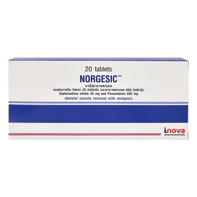 นอร์จีสิค (กล.ยาว) Norgesic 2x10's - Radutit9