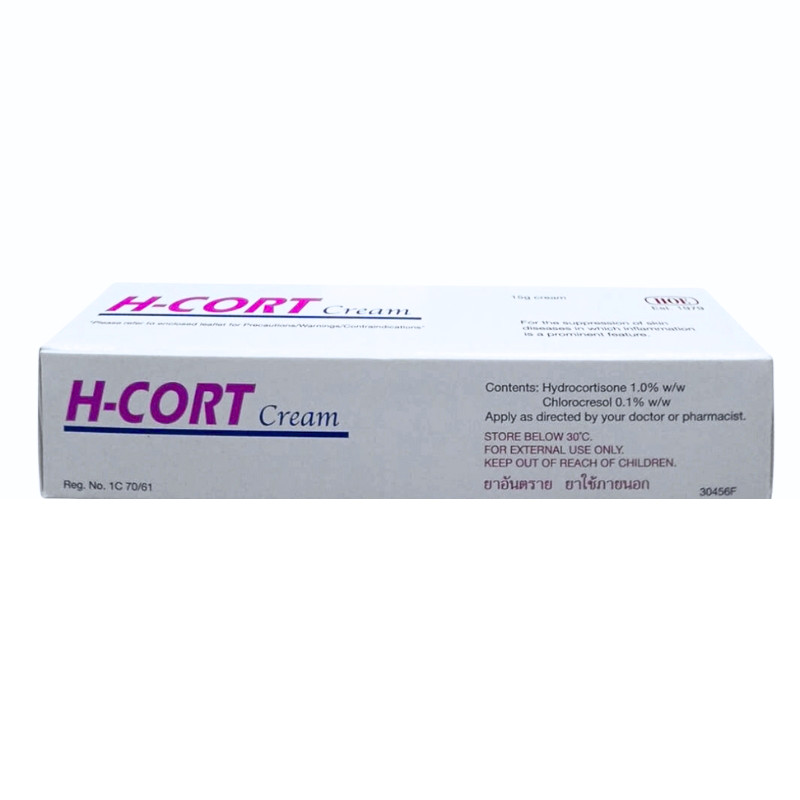 เอชคอร์ทครีม H-cort cream 15g - Radutit9