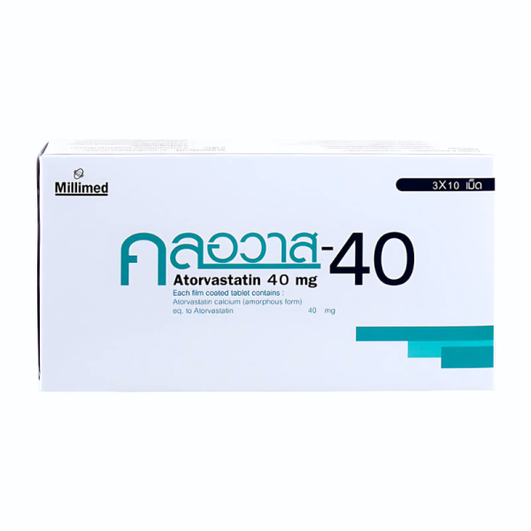คลอวาส 40mg Chlovas 3x10's * - Radutit9