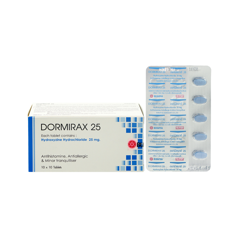 ดอร์มิแรกซ์ 25mg Dormirax 10x10's - Radutit9
