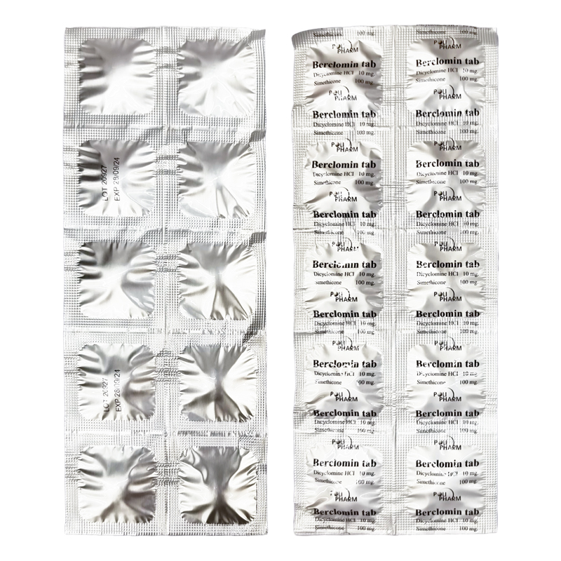 เบอร์โคลมีน แผง Berclomin 10เม็ด / กล.50แผง - Radutit9