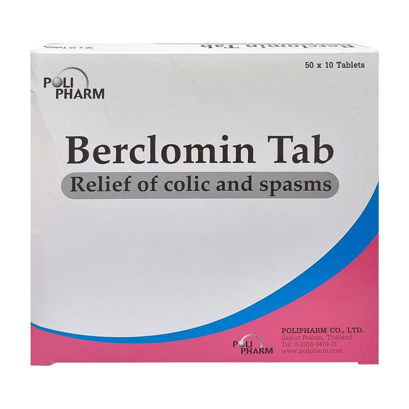 เบอร์โคลมีน แผง Berclomin 10เม็ด / กล.50แผง - Radutit9