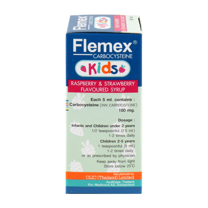 เฟลมเม็กซ์ คิดส์ Flemex kids 100mg 60ml - Radutit9