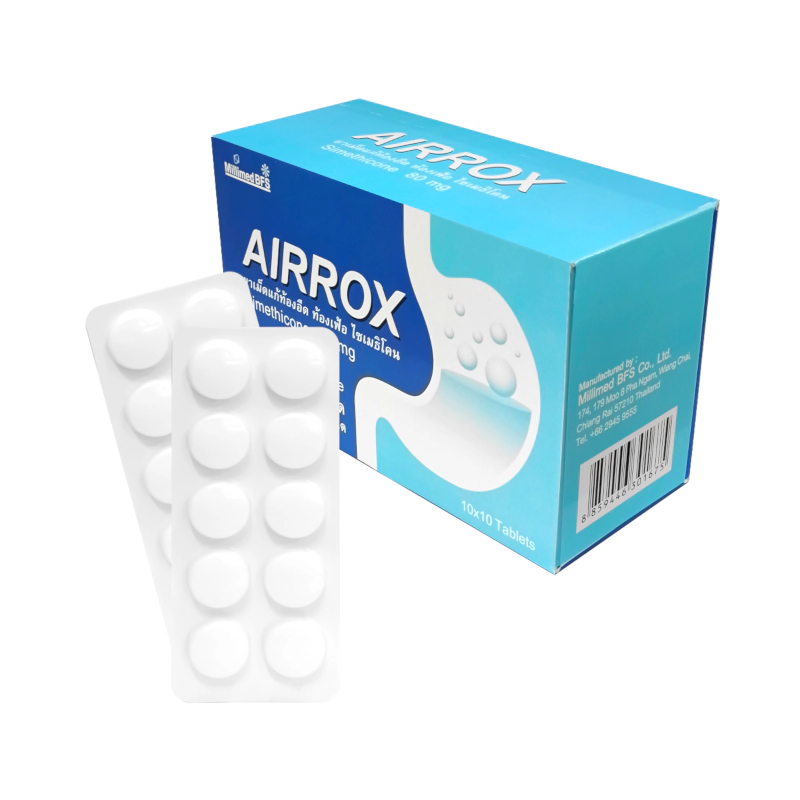 แอร์ร็อกซ์ Airrox 80mg 10เม็ด / กล.10แผง - Radutit9