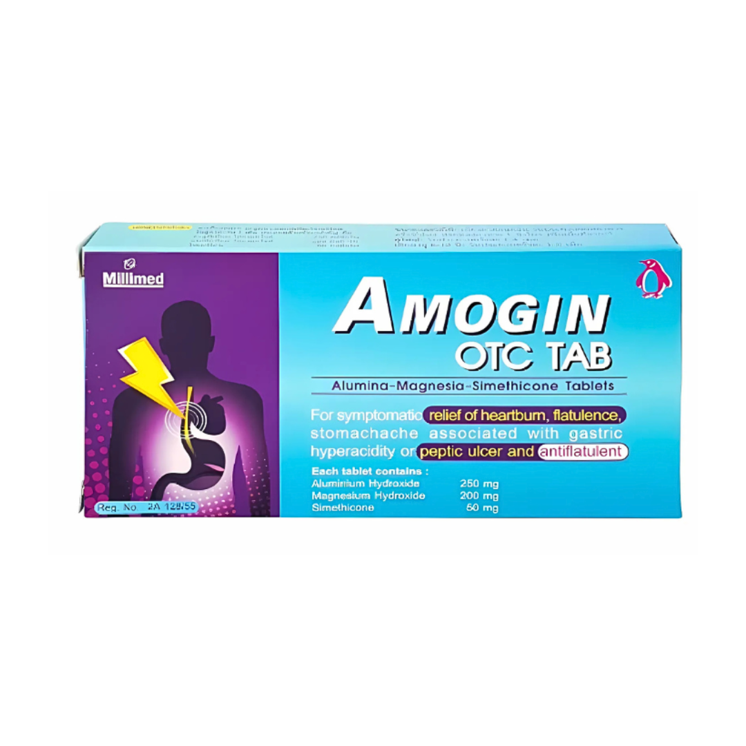 อาโมจิน เม็ด - Amogin OTC 10's - Radutit9