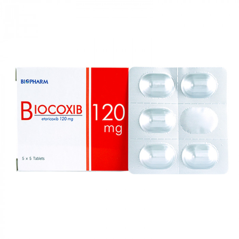 ไบโอค็อกซิบ 120mg (แดง) Biocoxib 5เม็ด / กล.5แผง - Radutit9