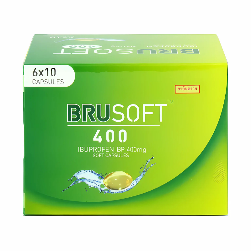 บรูซอฟท์ Brusoft 400mg 10's / กล.6แผง - Radutit9